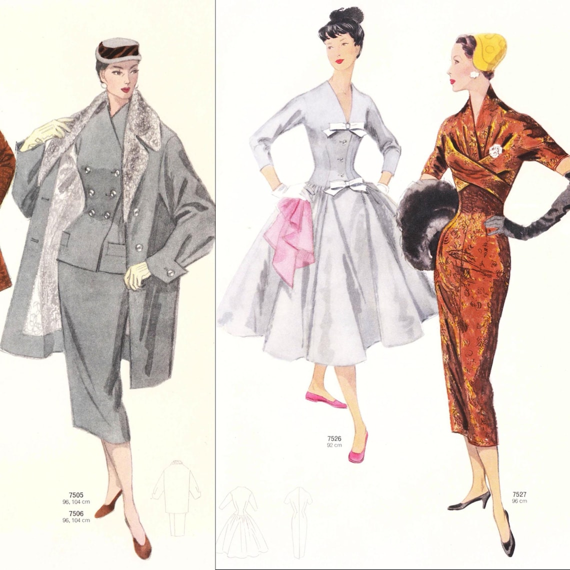 50s Fashion Catalogs • "neue Modelle" Winter 1956/7 • Instant ...