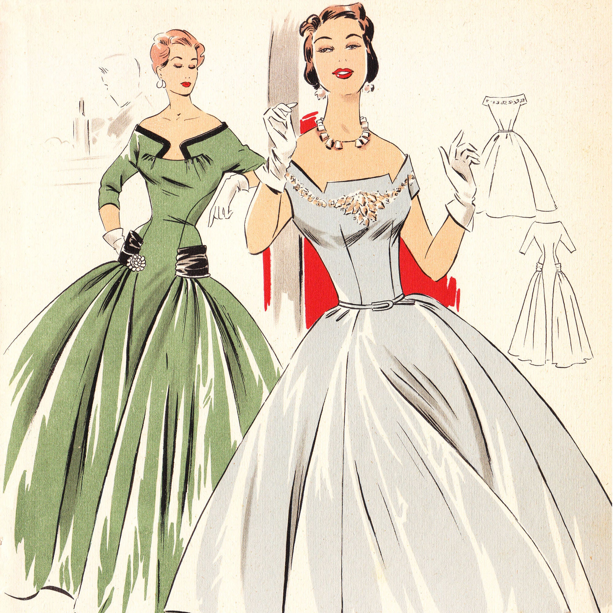 Pdfs of Vintage Pattern Drafting System Winter 1956 - Etsy