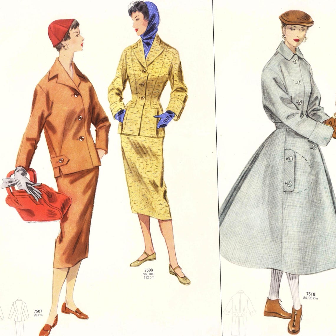 50s Fashion Catalogs • "neue Modelle" Winter 1956/7 • Instant ...