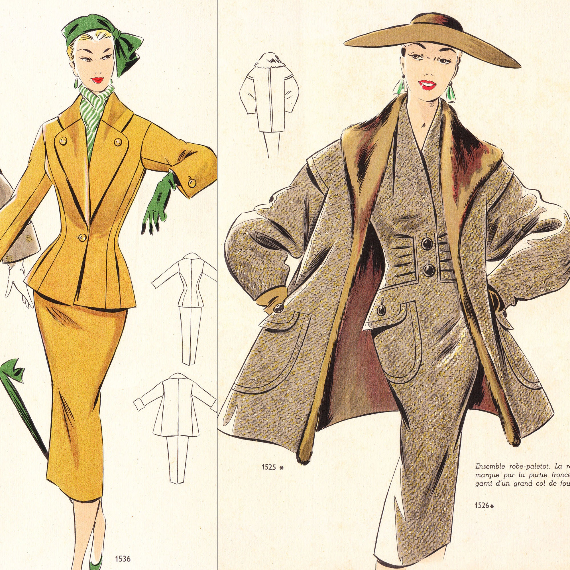 Pdfs of Vintage Pattern Drafting System Winter 1956 - Etsy