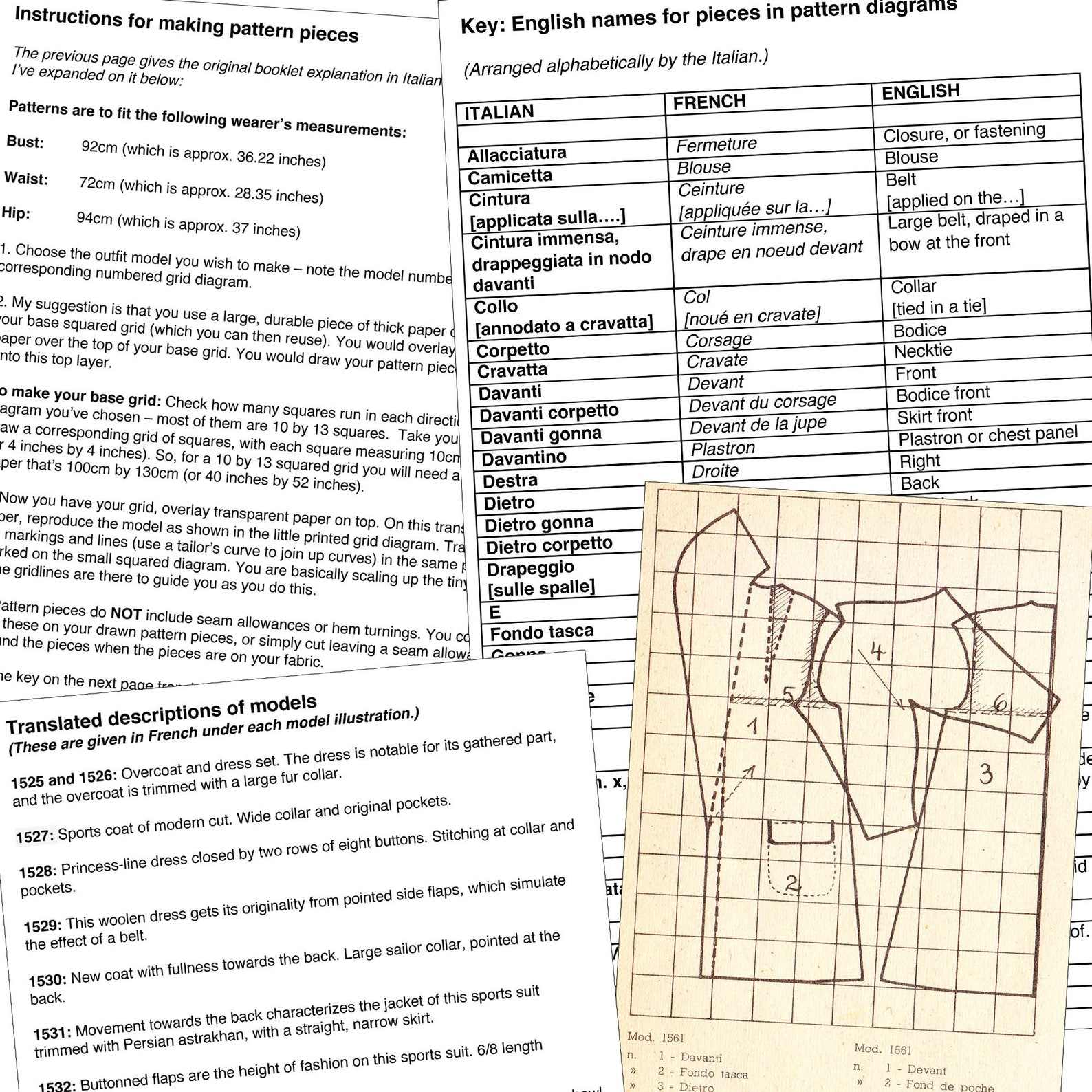 Pdfs of Vintage Pattern Drafting System Winter 1956 - Etsy