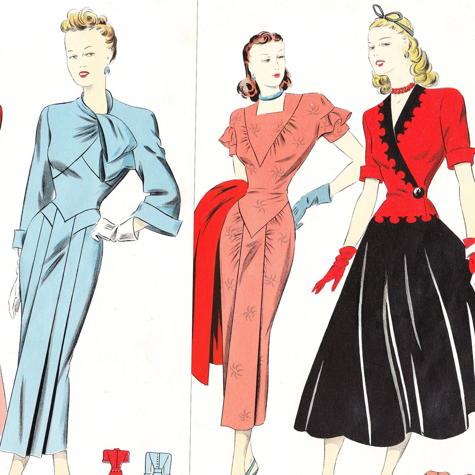 Pdfs of 40s Pattern Drafting System for Sewing Summer 1948 Instant ...