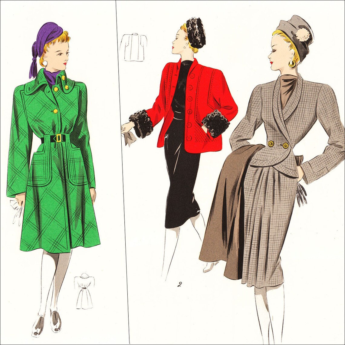 Pdfs of Vintage 1948 Pattern Drafting System for Sewing - Etsy