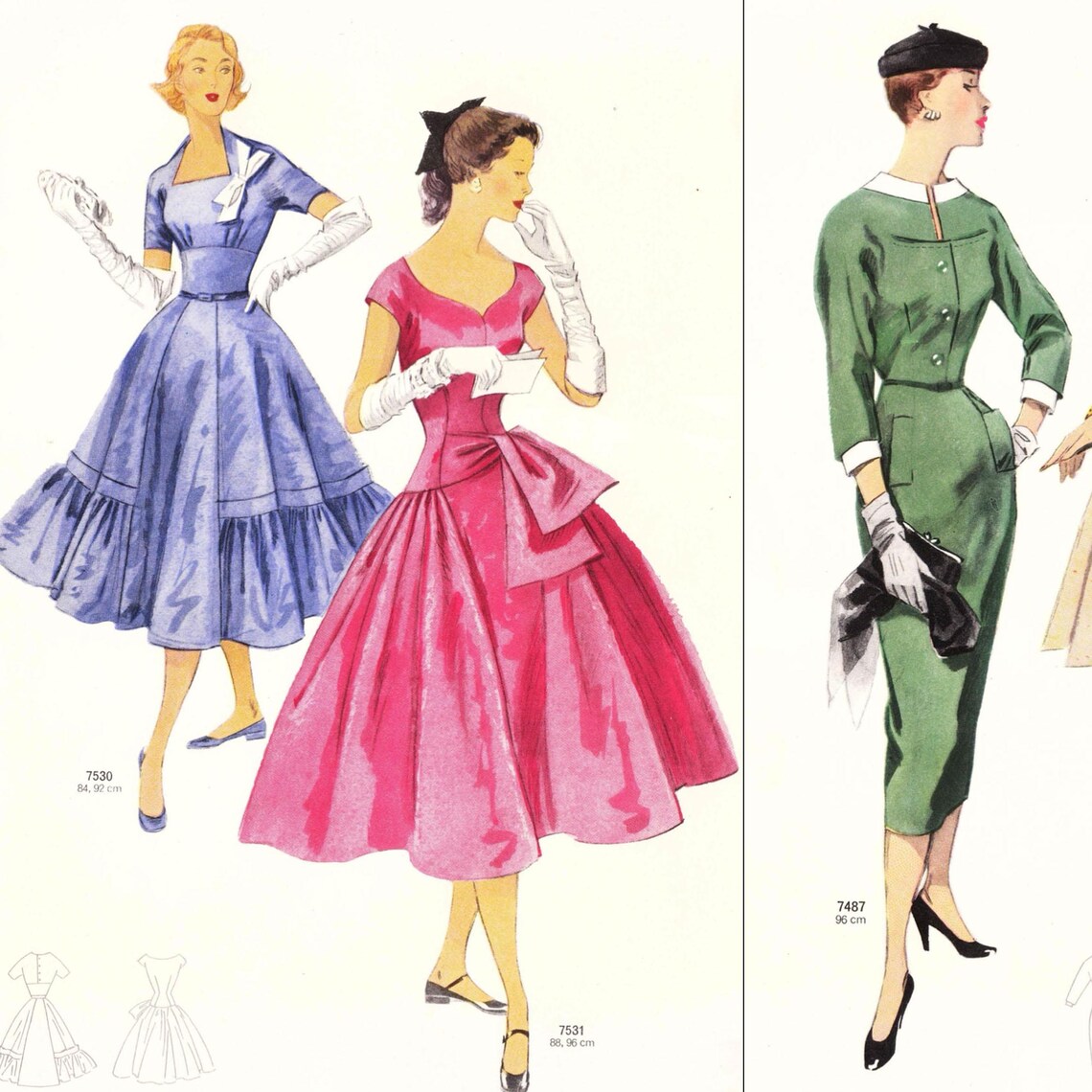 50s Fashion Catalogs • "neue Modelle" Winter 1956/7 • Instant ...