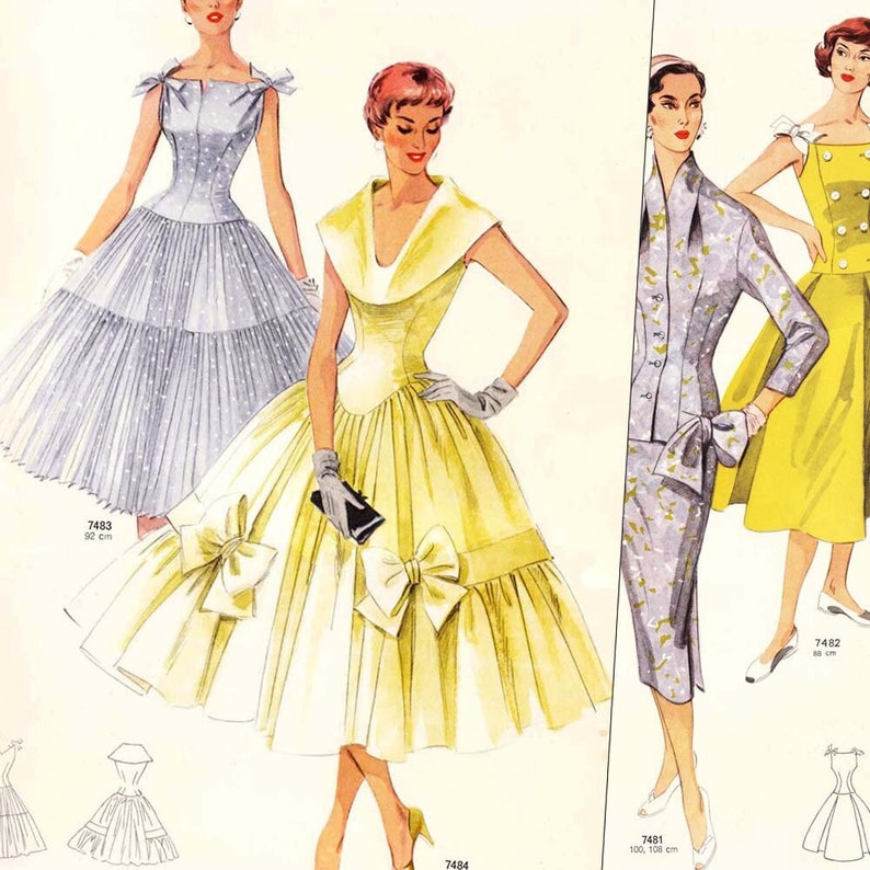50s Fashion Catalogs • "neue Modelle" Summer 1956 • PDF Instant ...