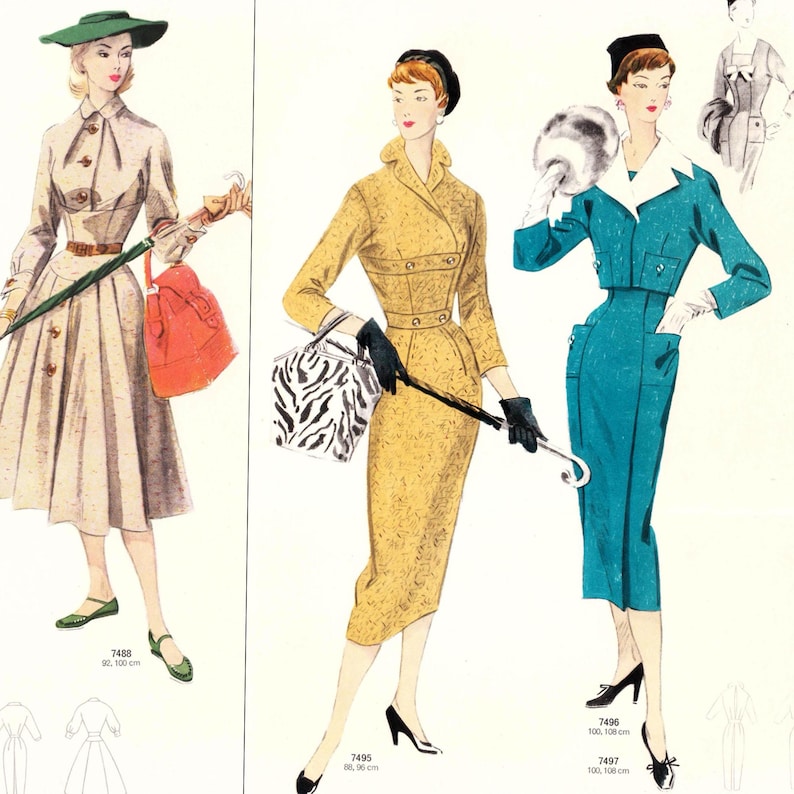 50s Fashion Catalogs • "neue Modelle" Winter 1956/7 • Instant ...