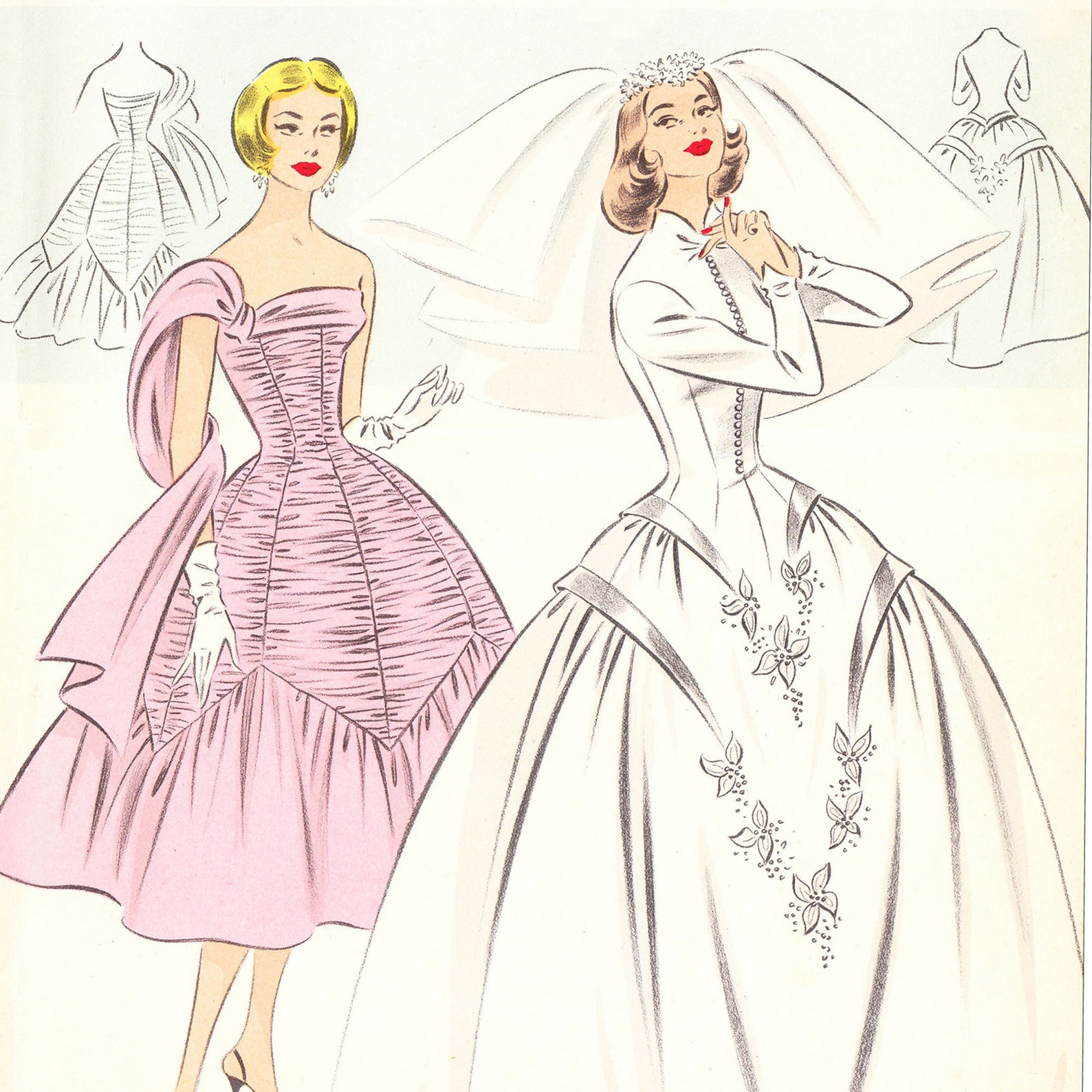 Pdfs of Vintage 50s Sewing Pattern System Summer 1957 | Etsy UK