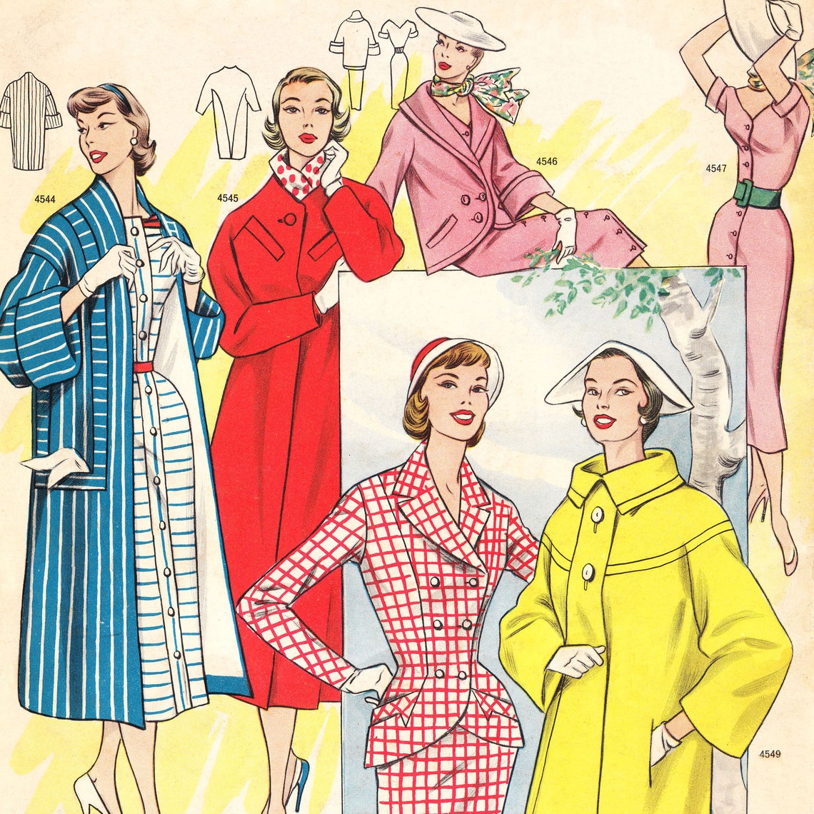 Pdfs of Vintage 50s Pattern Drafting System Instant Download - Etsy
