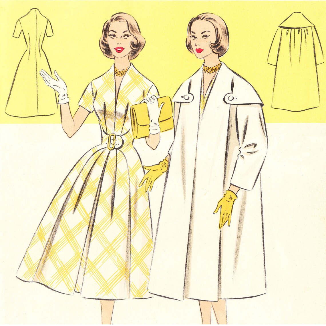 Pdfs of Vintage 50s Sewing Pattern System Summer 1957 - Etsy Canada