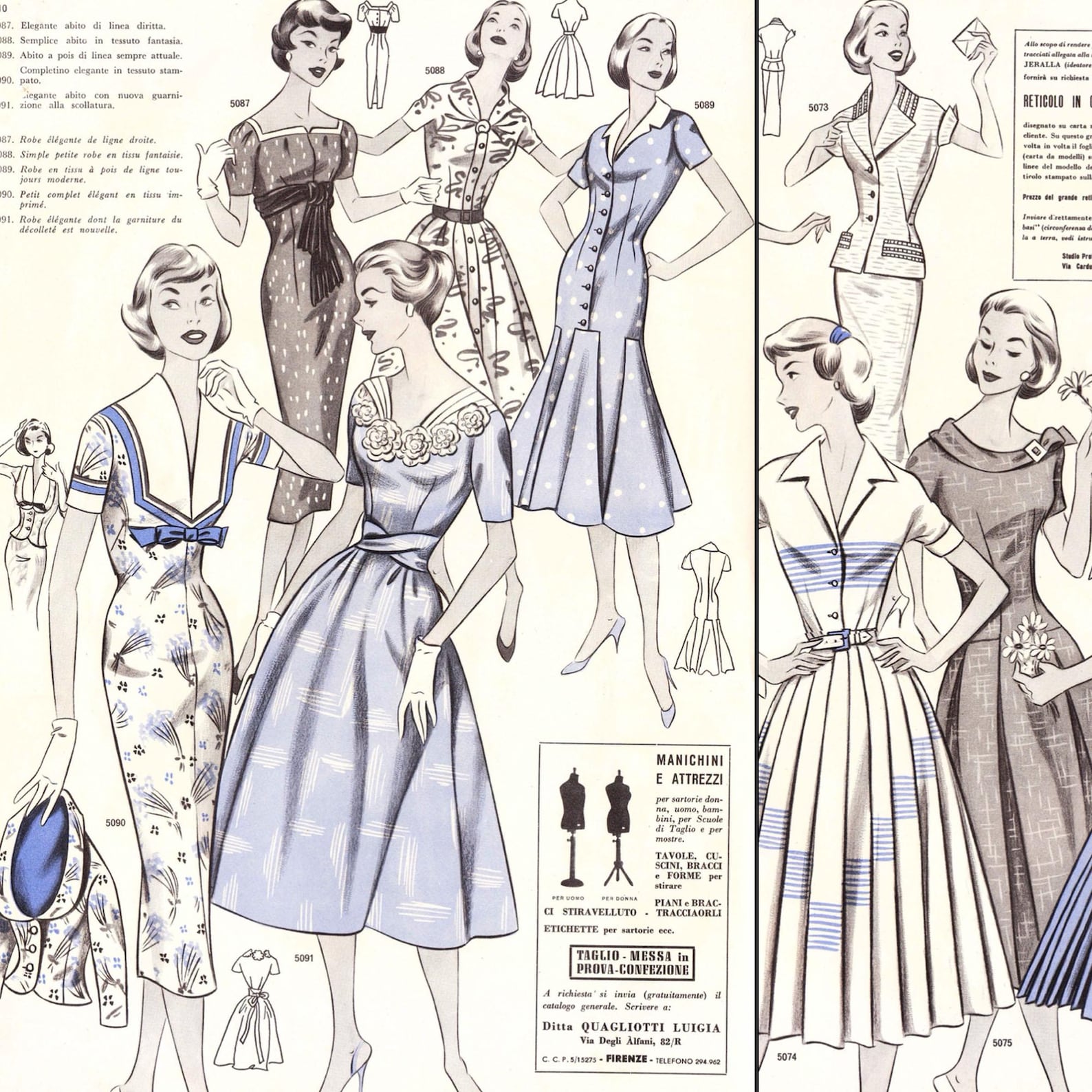 1950s Sewing Pattern Drafting System • Summer 1957 • PDF Instant ...