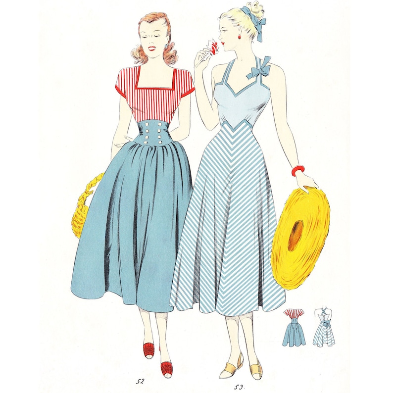 Pdfs of 40s Pattern Drafting System for Sewing Summer 1948 - Etsy