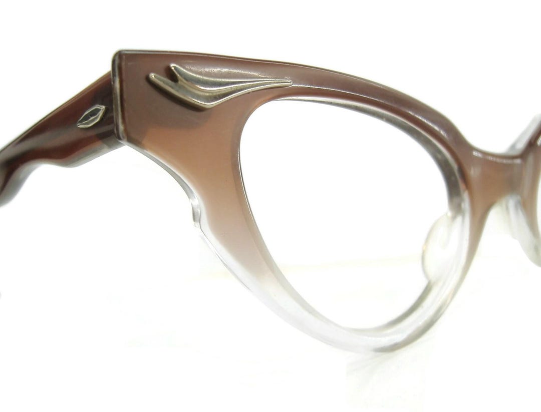 Vintage B&L Winged 50s Cat Eye Glasses, Eyeglasses or Sunglasses Frame ...
