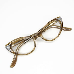 Vintage 50s Pointy Cat Eye Glasses Sunglasses Eyeglasses France Frame - Etsy