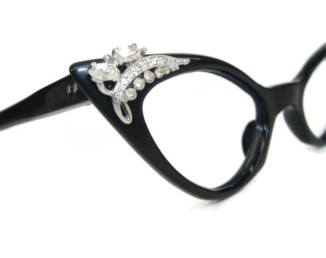 Vintage 50s France Cat Eye Glasses Eyeglasses or Sunglasses Pointy ...