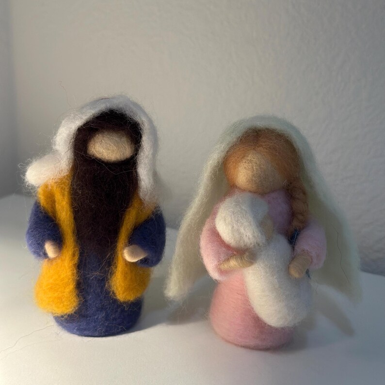 Felt Nativity Puppets Set, Nativity Scene, Bible Toys, Jesus Birth ...