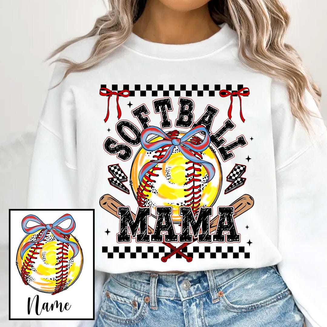 Softball Mama PNG, Softball Mom Sublimation, Sports Mom Clipart ...