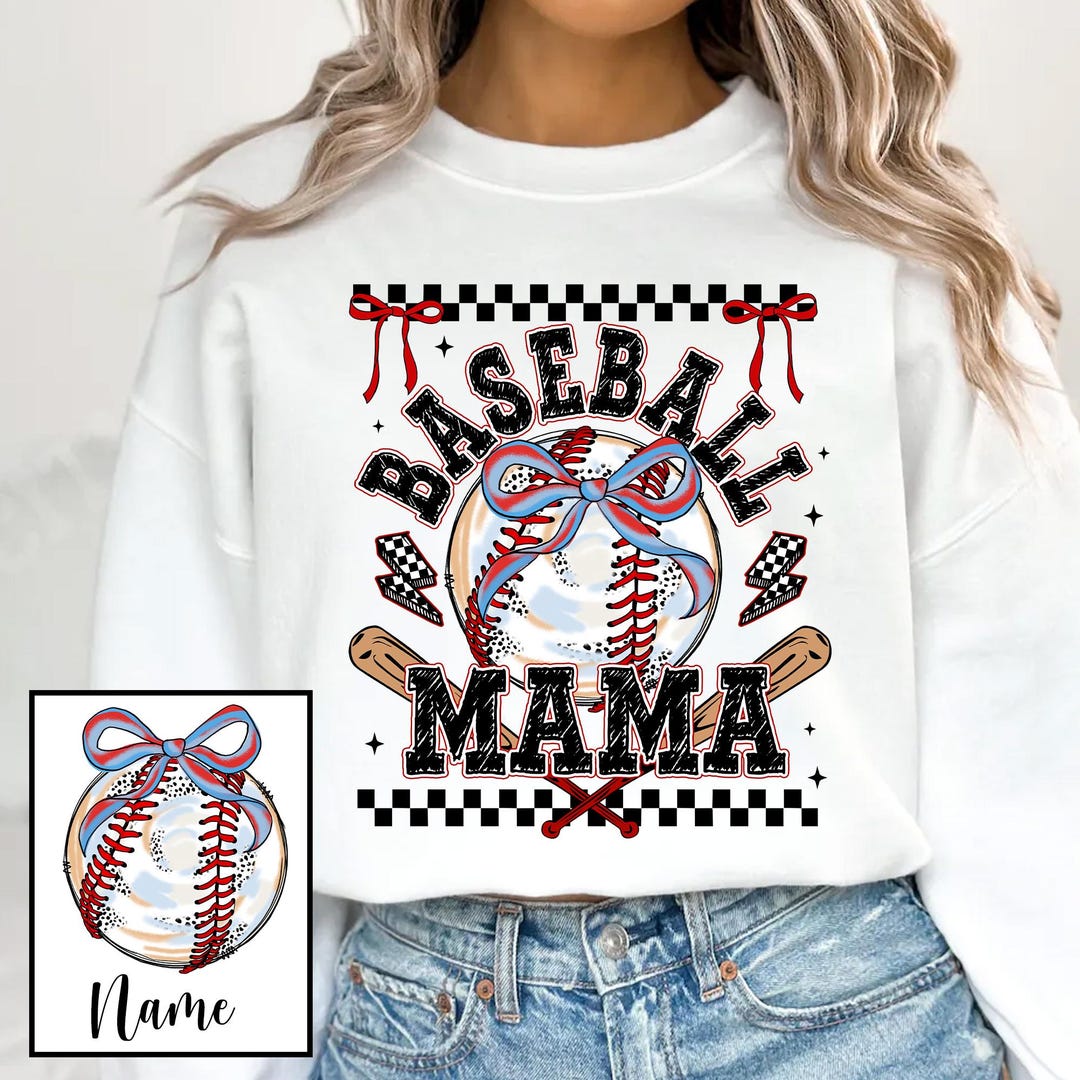 Baseball Mama PNG, Baseball Mom Sublimation, Sports Mom Clipart ...