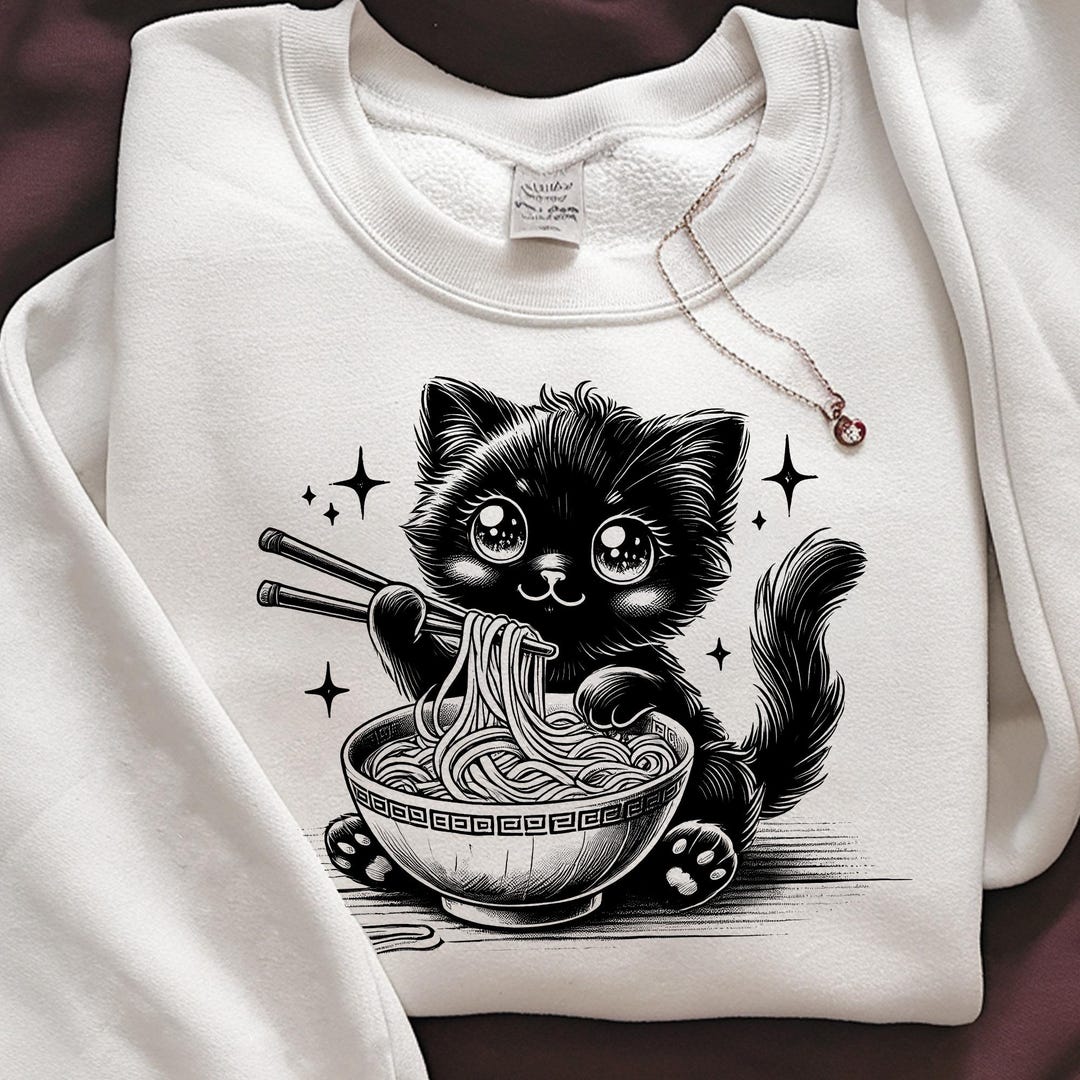 Noodle Cat Png, Cat Png, Ramen Cat Png, Cat Mom Png, Png, Cat Lover ...