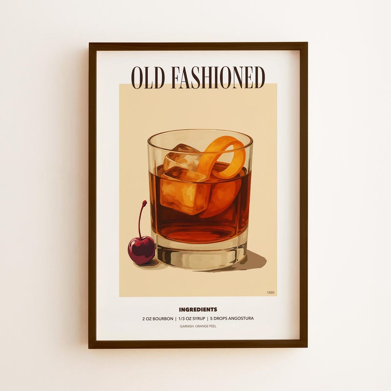Whiskey Poster - Etsy
