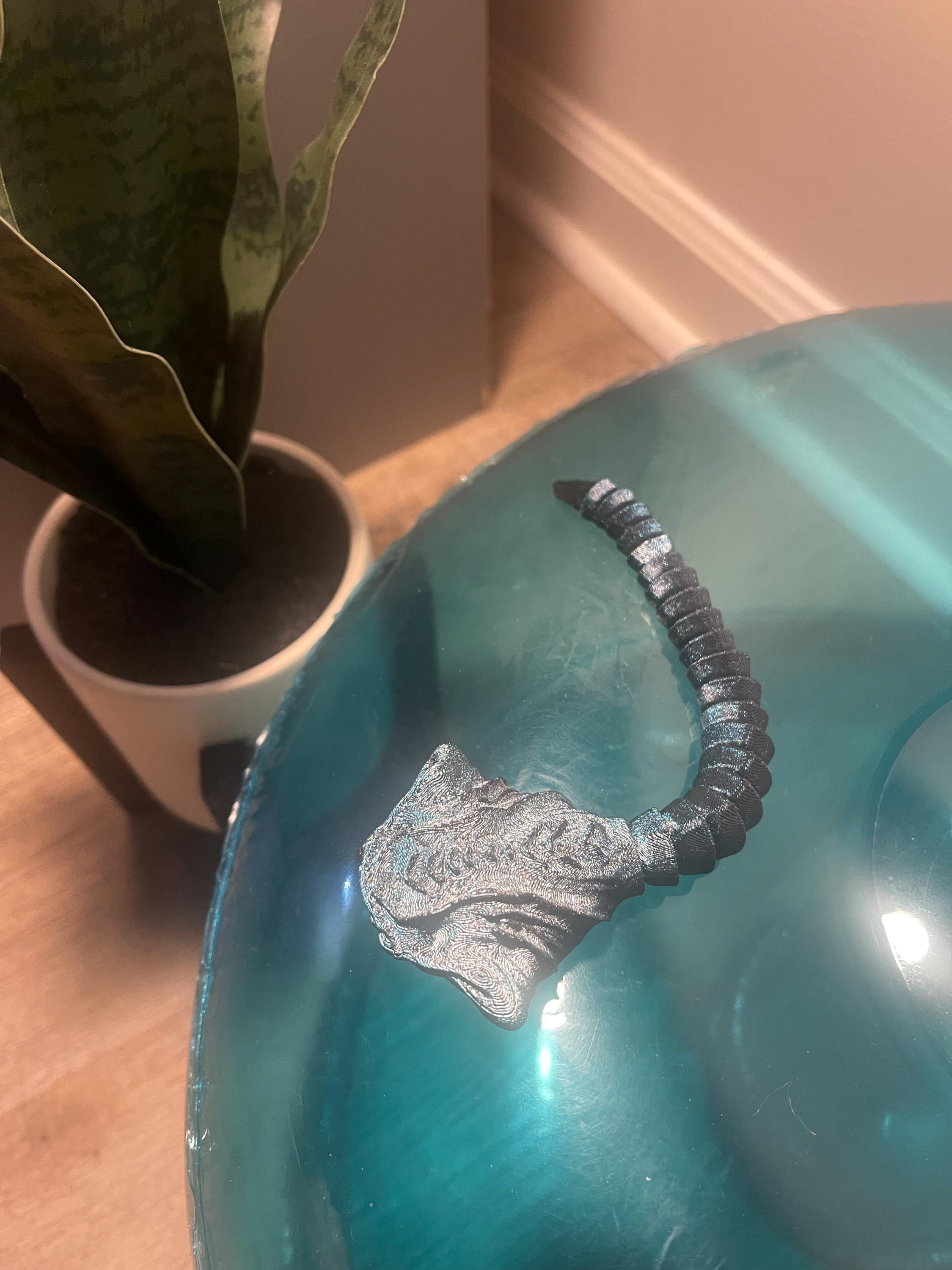 El Gran Maja Sea Creature - Flexible 3D Printed Sea Creature Fidget Toy ...