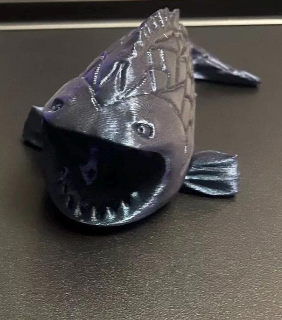 Bloop Sea Creature - Flexible 3D Printed Sea Creature Fidget Toy ...
