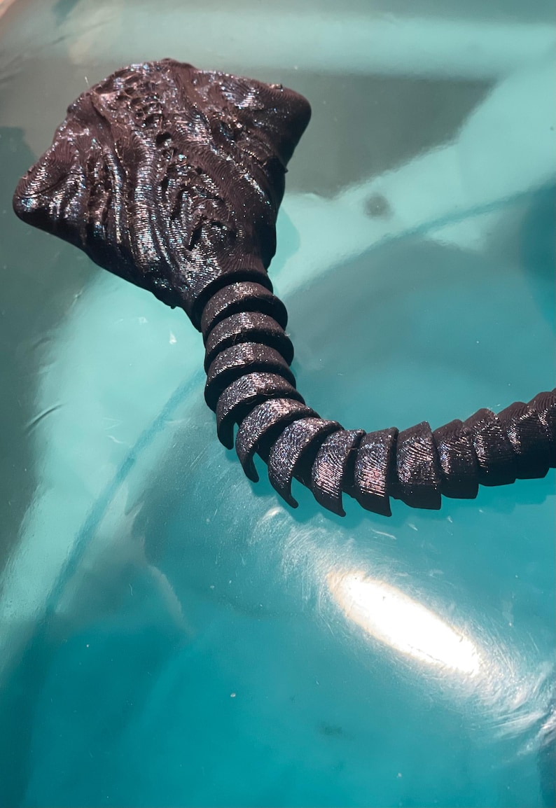 El Gran Maja Sea Creature - Flexible 3D Printed Sea Creature Fidget Toy ...