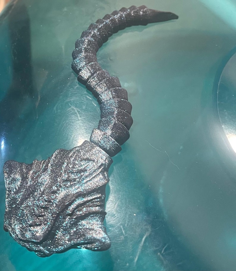 El Gran Maja Sea Creature - Flexible 3D Printed Sea Creature Fidget Toy ...