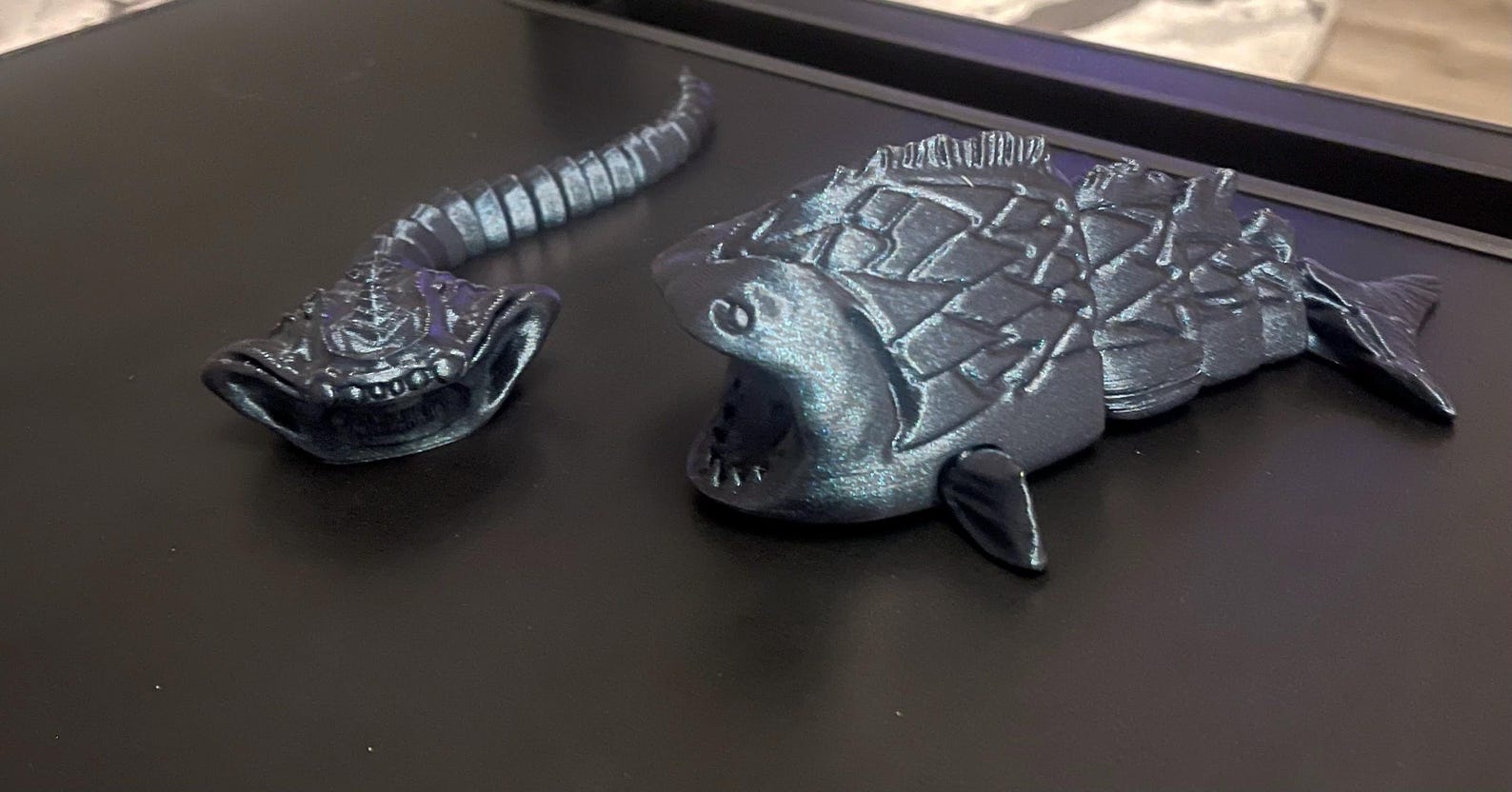 Bloop Vs. El Gran Maja Sea Creatures - Flexible 3D Printed Sea Creature ...