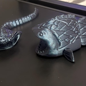 Bloop Vs. El Gran Maja Sea Creatures - Flexible 3D Printed Sea Creature ...