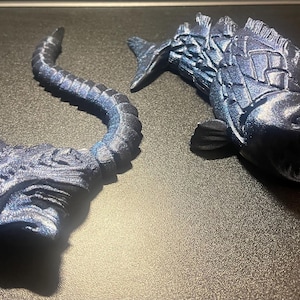 Bloop Vs. El Gran Maja Sea Creatures - Flexible 3D Printed Sea Creature ...