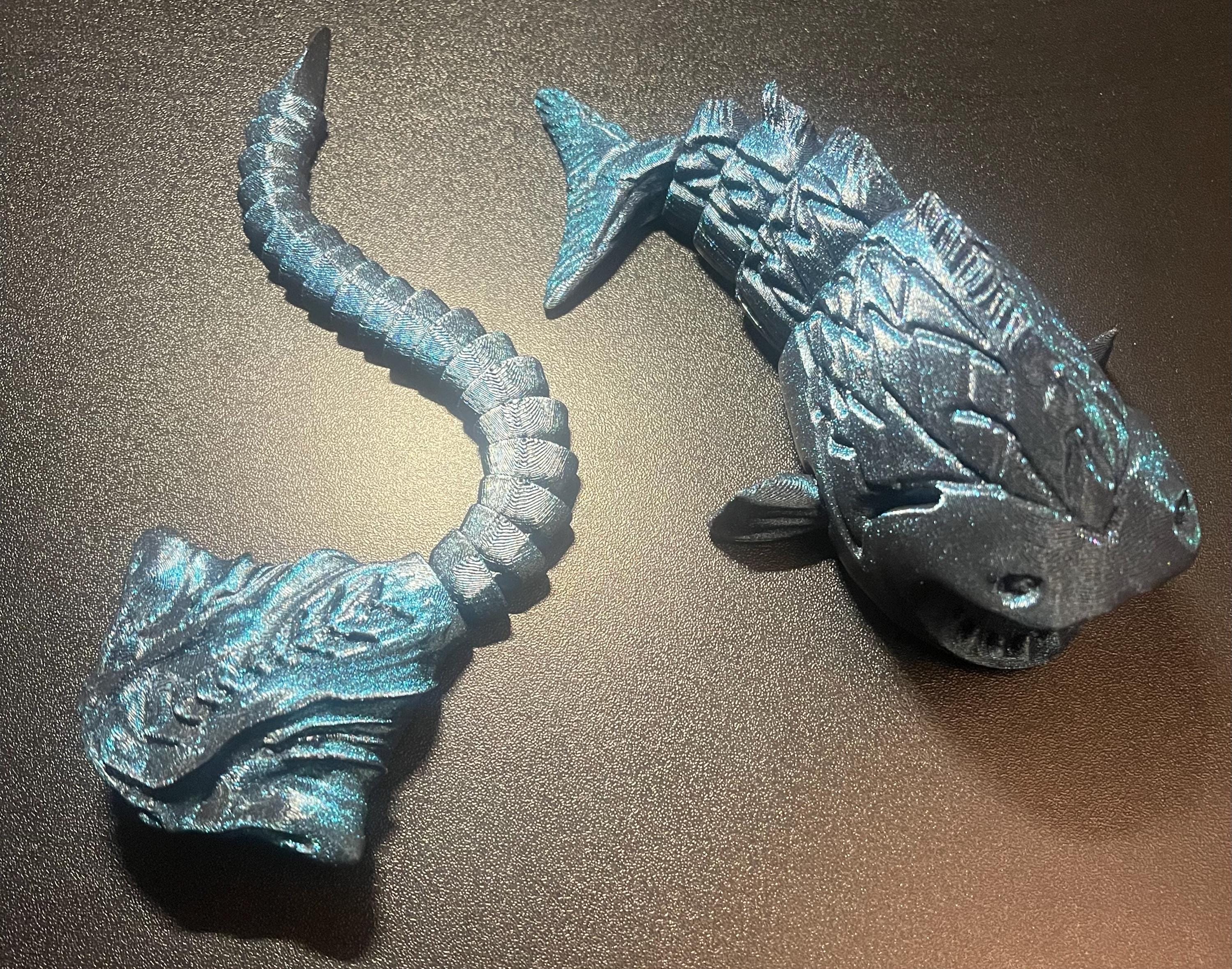 Bloop Vs. El Gran Maja Sea Creatures - Flexible 3D Printed Sea Creature ...