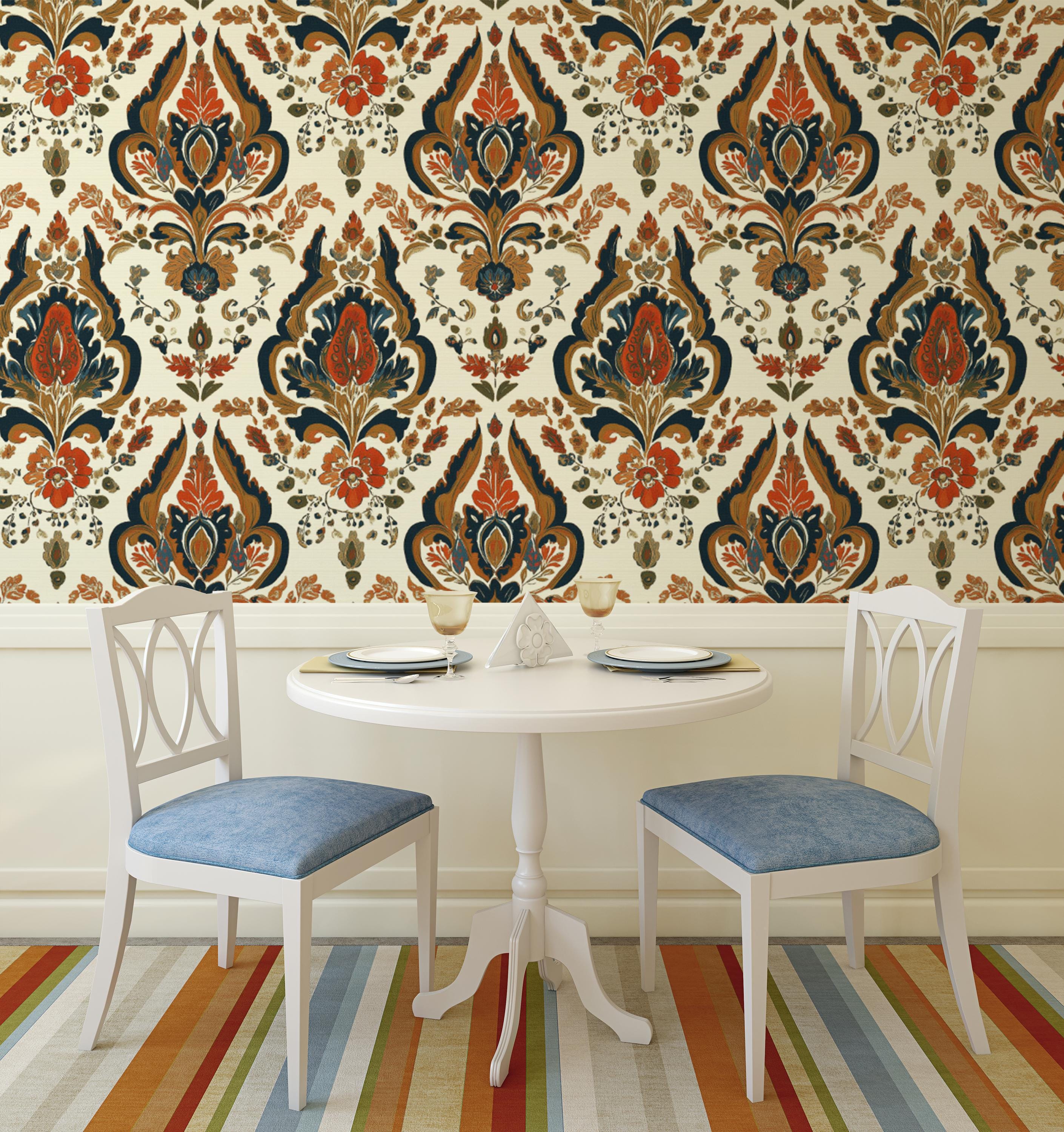 Vintage Floral Paisley Wallpaper | Classic Floral Design Inspired ...