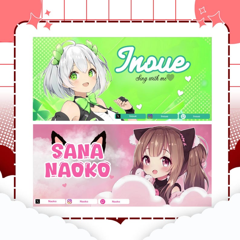 Custom Twitch Banner Discord Banner Twitter Banner Youtube Banner ...