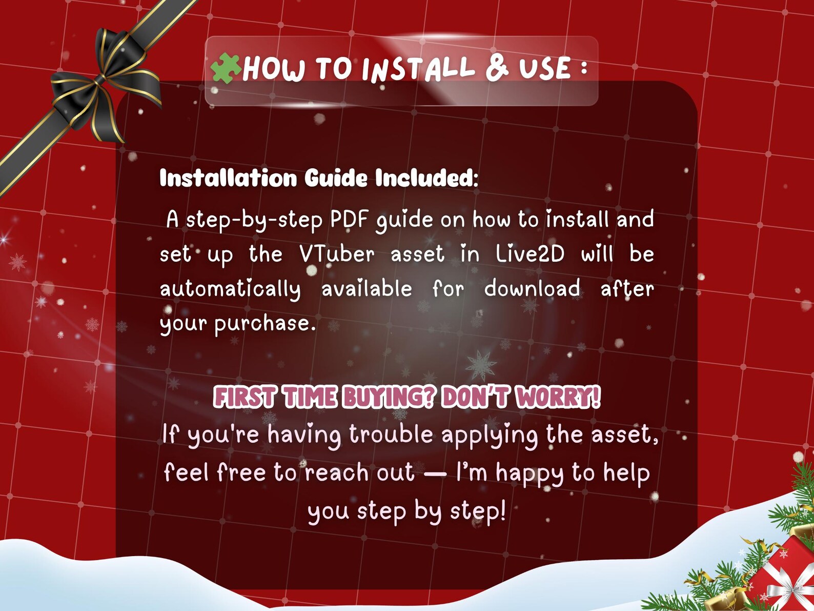 Vtuber Asset | Rigged Reindeer Knitcap | Cozy Christmas Hat Prop ...