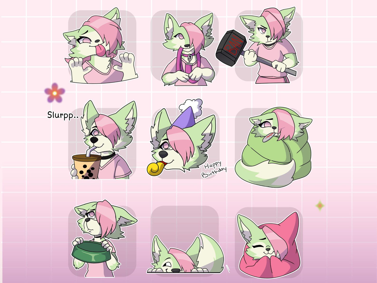 Telegram Stickers - Custom Stickers Furry for Telegram, Furry Emotes ...