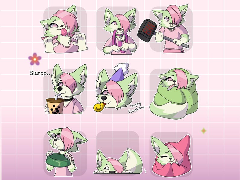 Telegram Stickers - Custom Stickers Furry for Telegram, Furry Emotes ...