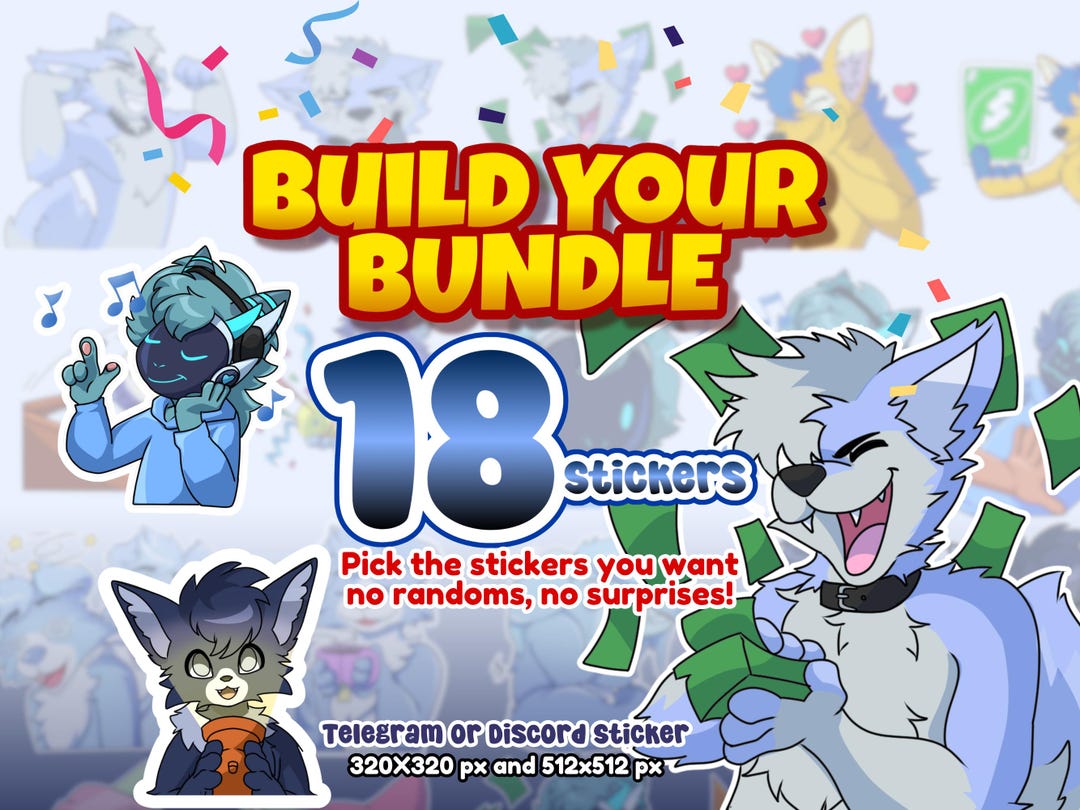 Telegram Stickers - Complete Pack, Stickers Furry for Telegram, Discord ...