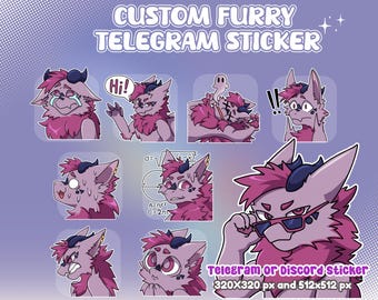 Telegram Stickers - Custom Stickers Furry for Telegram, Furry Emotes ...