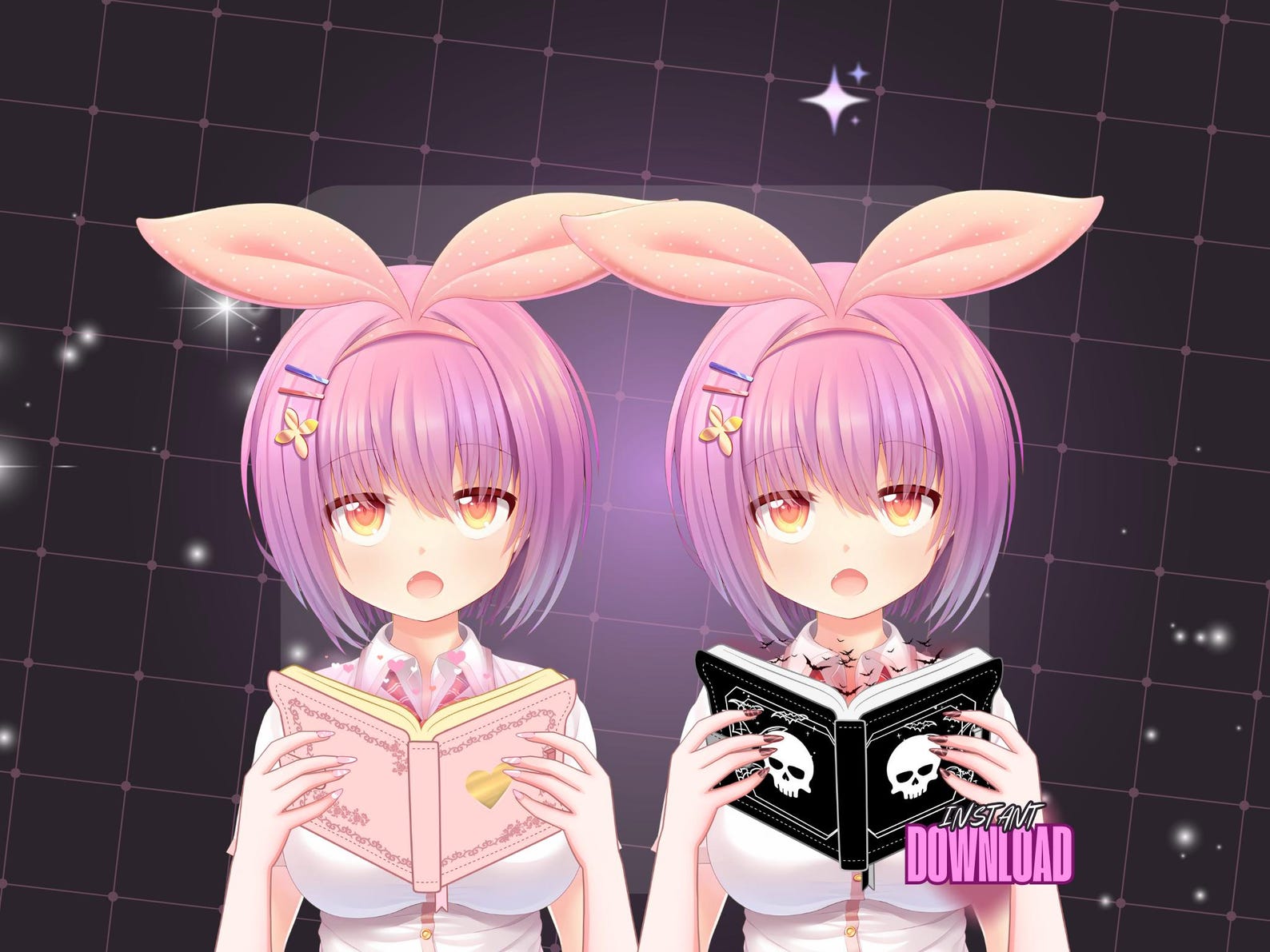 Vtuber Asset | Rigged Hand Holding Book | Spellbook & Storybook Themes ...