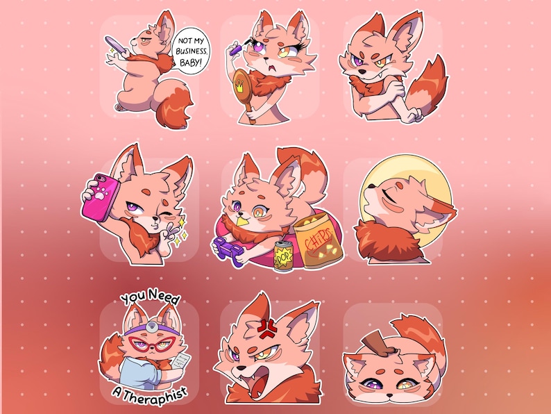 Telegram Stickers - Furry Digital Sticker, Furry Digital Emotes ...