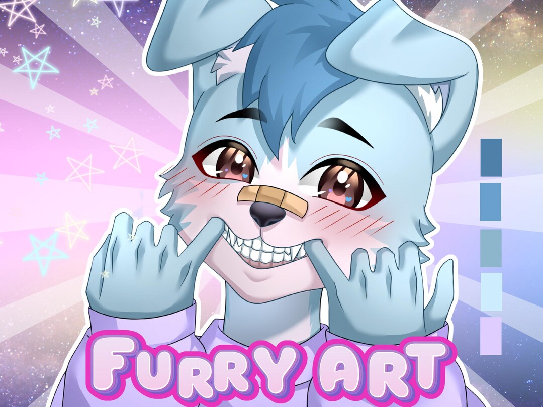 Custom Furry Commission, Furry Art, Anthro, Furry Avatar, Furry PFP ...