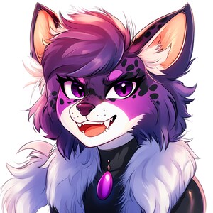 Custom Furry Commission, Fursona, Anthro, Furry Avatar, Cyberpunk ...