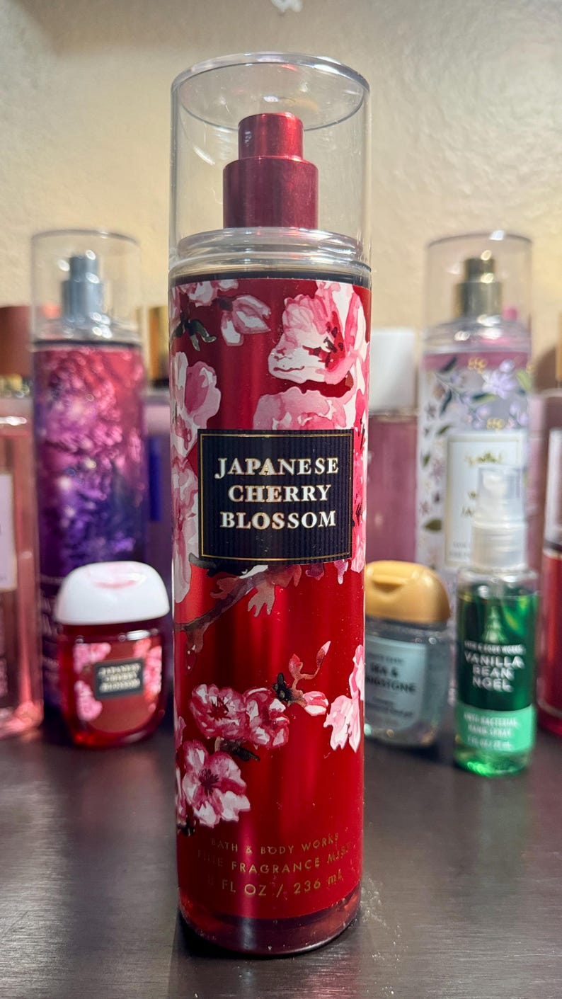 Bath & Body Works Japanese Cherry Blossom Fragrance Mist 8 Fl Oz 100% Original - Etsy