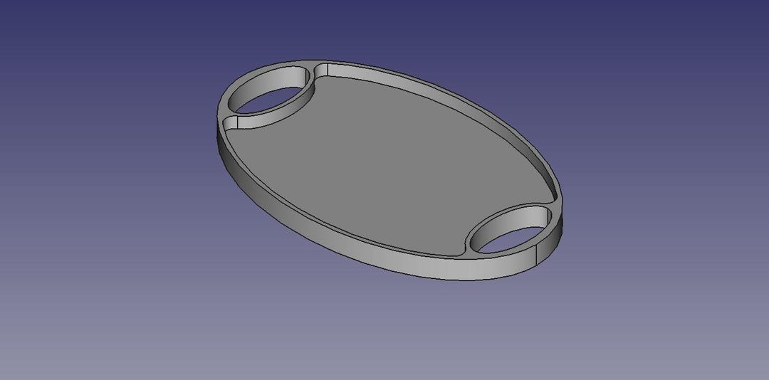 Elliptical Tray – Digital CNC & 3D Printable Design - Etsy