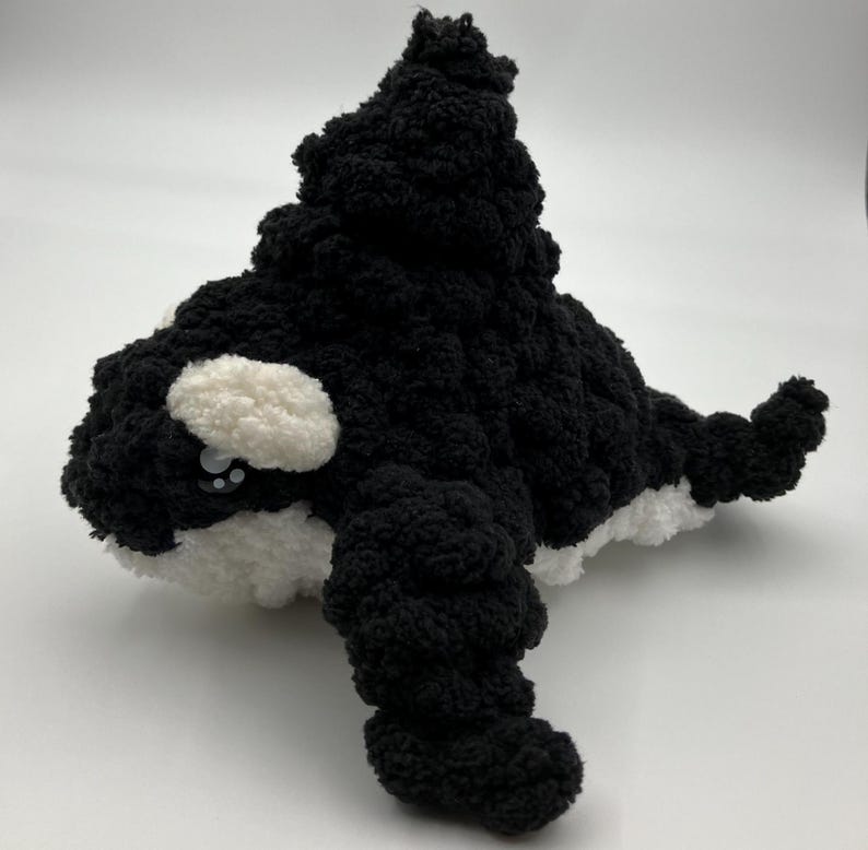 Orca small-sized Killer Whale Handmade Knit/crochet Amigurumi Plushie ...
