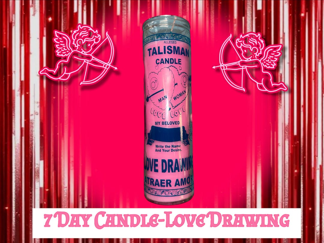 Love Drawing-7 Day Intention Spell Prayer Candles - Etsy