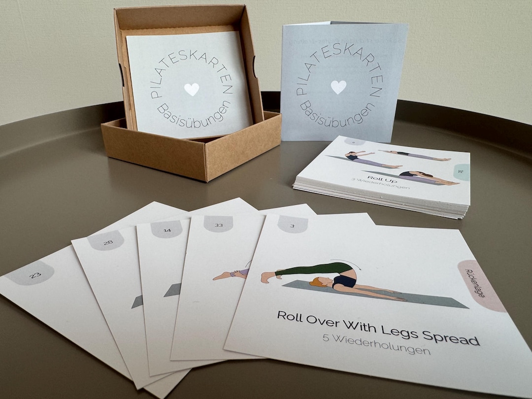 Pilates Cards – Create Your Own Individual Mat Workout - Etsy