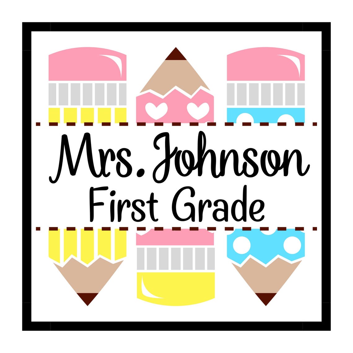 Digital Teacher Classroom Welcome Sign, Printable Personalized Teacher ...