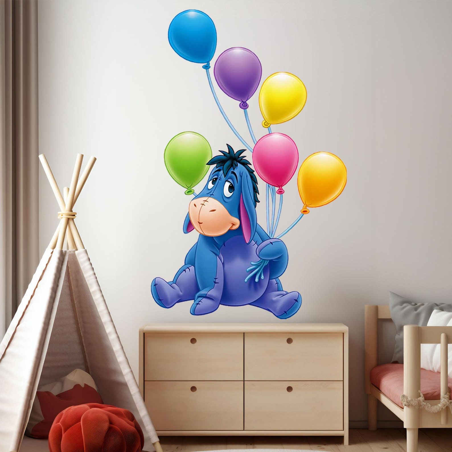 Winnie the Pooh Wall Decals for Kids Room Wall Sticker Kids Room Winnie ...