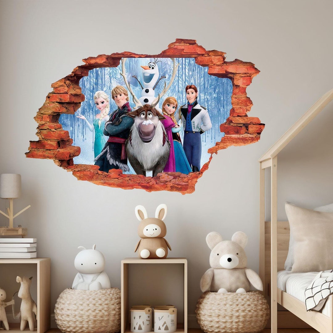 Frozen Reindeer Sven Wall Decals Kids Room Wall Stickers, Frozen Room ...